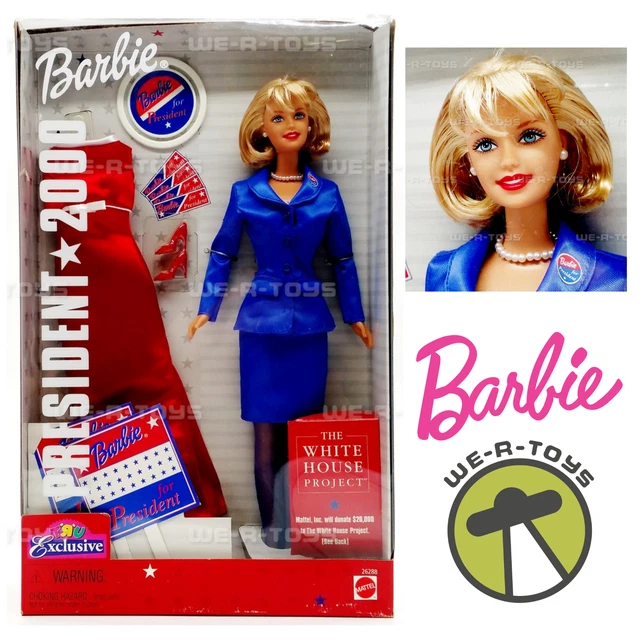 2000 PRESIDENT TOYS R Us Exclusive Barbie Doll 1999 Mattel 26288 £27.13 ...