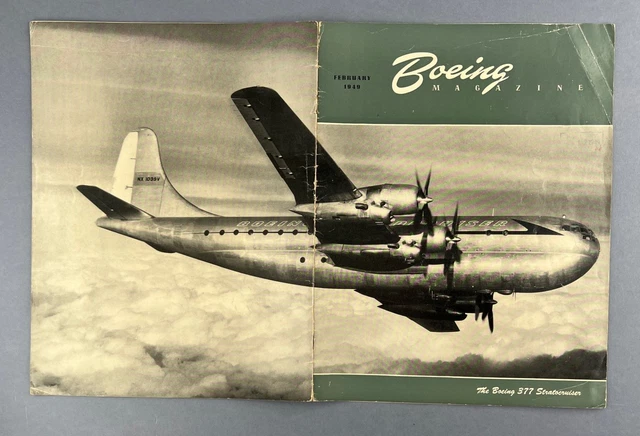 BOEING STRATOCRUISER MANUFACTURERS Brochure Cutaway Seat Map B377 Pan ...