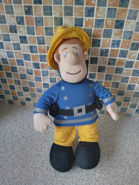 FIREMAN SAM PLUSH Teddy Toy 36cm Tall £4.99 - PicClick UK