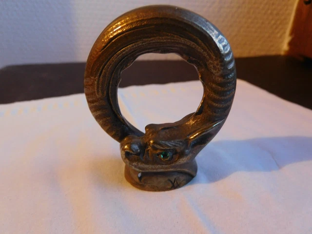 ANCIEN CACHET, SCEAU en bronze, décor tête de dragon EUR 65,00 ...