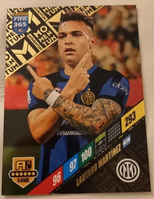LAUTARO MARTINEZ - Panini Adrenalyn Xl 2024 - Fifa 365 X-Rare Momentum ...