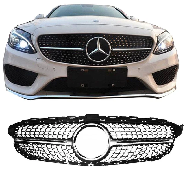 DIAMOND RADIATOR GRILLE W205 C63AMG Front for Mercedes Benz W205 ...