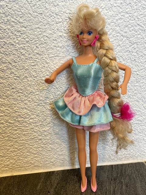 Barbie Totally Hair Ultra Hair Blond In 90s Fashion Dress Eur 6600 Picclick De