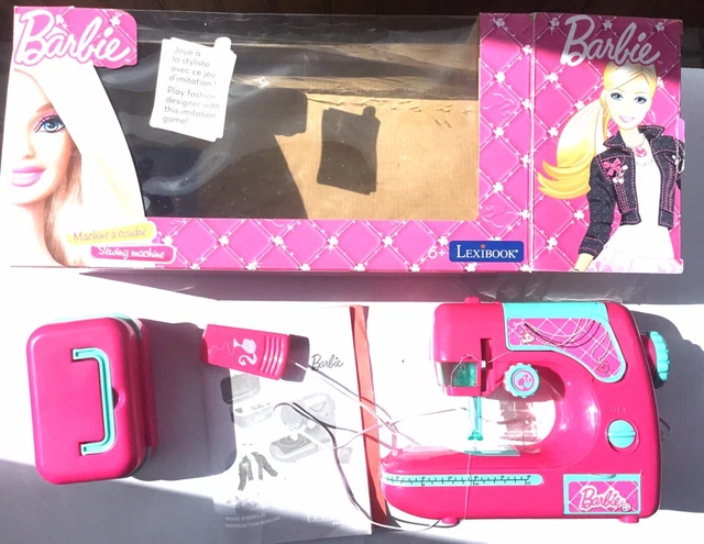 JOUET FILLE MACHINE A Coudre Barbie Play Fashion Toy Game Sewing ...