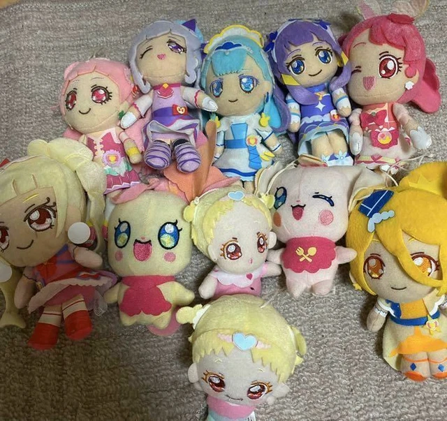 GLITTER FORCE PRECURE Pretty Cure Plush Doll Mascots 11p Set Bundle ...