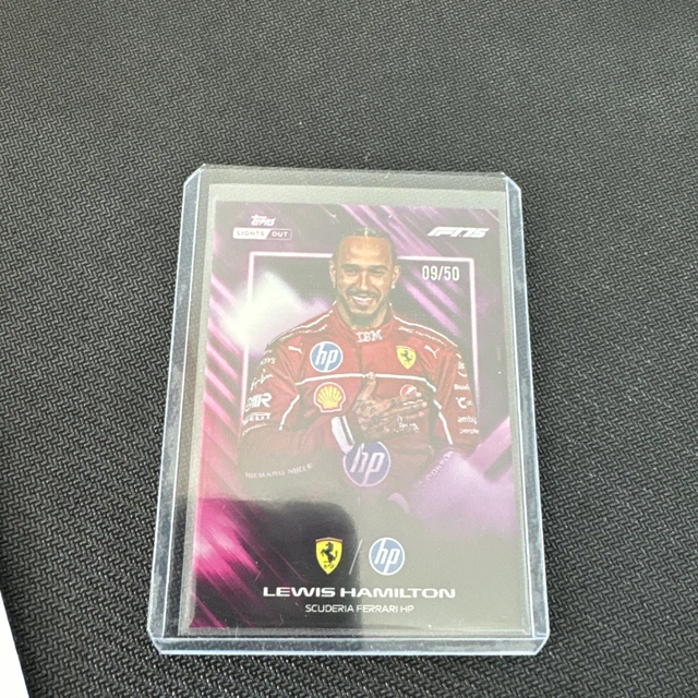 LEWIS HAMILTON FERRARI HP F1 Lights Out 2025 #/50 Pink £71.63 - PicClick UK