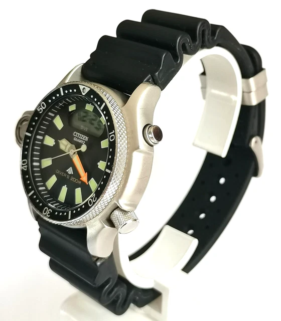 OROLOGIO CITIZEN AQUALAND C520 promaster deep watch anadigit clock sub ...