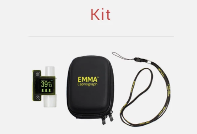 KIT CAPNÓGRAFO MASIMO EMMA con adaptador EUR 780,93 - PicClick ES