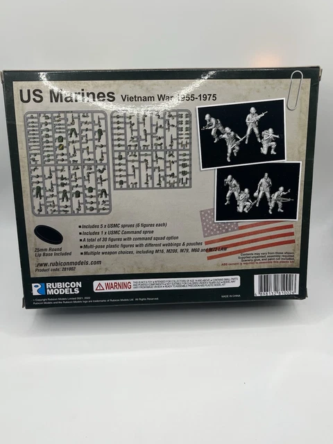 RUBICON MODELS US Marines Model Kit Vietnam War £34.99 - PicClick UK