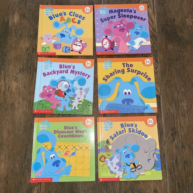 6 X SCHOLASTIC books Nick Jr Blues Clues £1.99 - PicClick UK