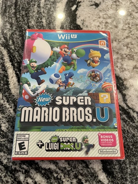 SUPER MARIO BROS U + New Super Luigi U Nintendo Wii U, 2013 Sealed ...