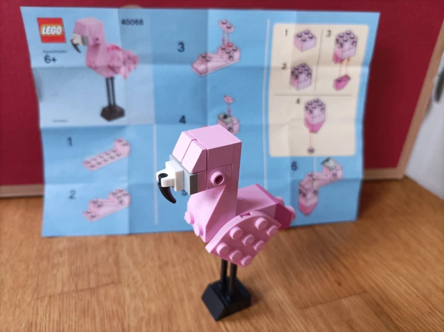 LEGO 40068 MONTHLY Mini Model Build models Flamingo, Bird, Pink £5.92 ...