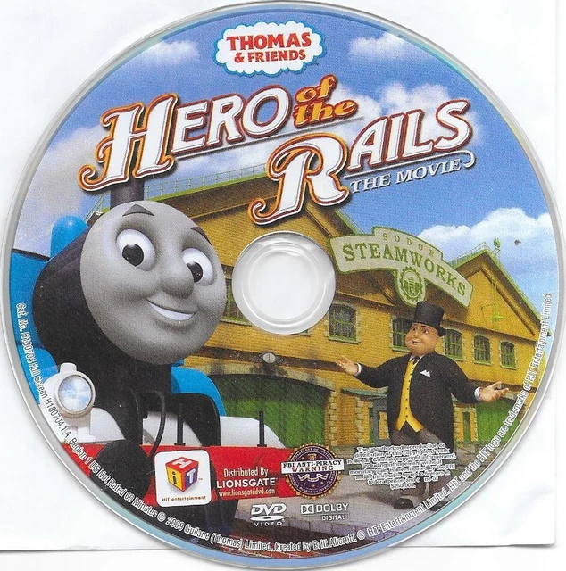 THOMAS FRIENDS-HERO OF THE RAILS-DVD-2009-(DISC ONLY)-FREE SHIPPING IN ...