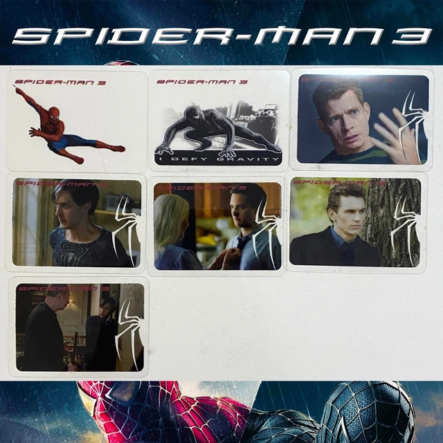 LAMINCARDS SPIDER-MAN 3 Set 7 cards Sam Raimi Tobey Maguire Sandman ...
