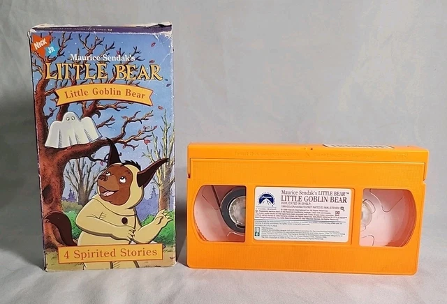 NICK JR LITTLE Bear Goblin Bear VHS 1999 Video Tape Halloween ...