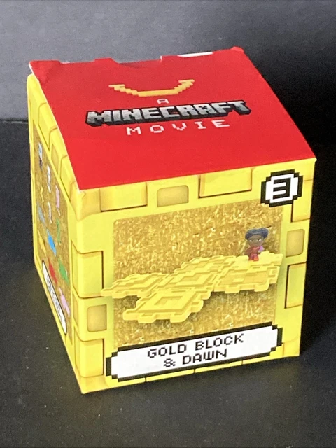 2025 MCDONALD'S MINECRAFT Movie Happy Meal Gold Block & Dawn #3 Toy ...