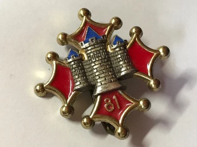 INSIGNE MILITAIRE 81 Eme R.i Regiment D'infanterie De Montagne Y ...