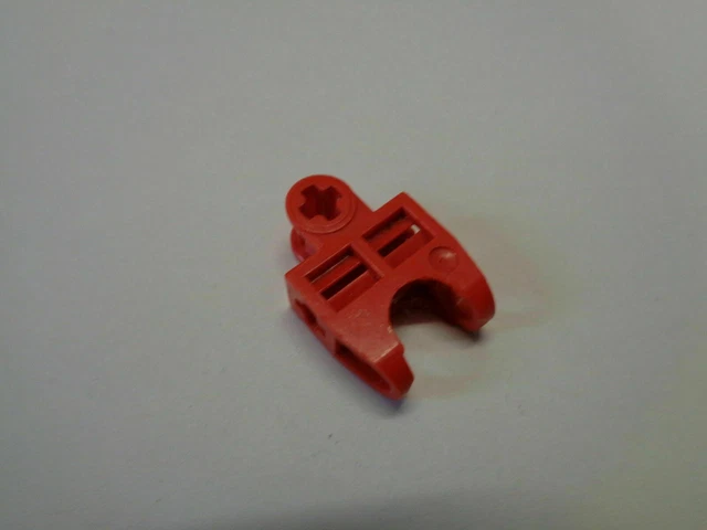 2 X LEGO Technic Connecteur Double Split Cross Block (32174) Rouge Red ...