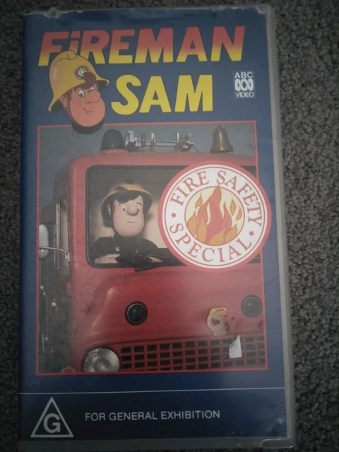 &FIREMAN SAM - Fire Safety Special" 1991 Animation VHS *ABC Video ...