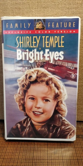 BRIGHT EYES (VHS, 1994, Colorized Clamshell) Shirley Temple - FREE ...