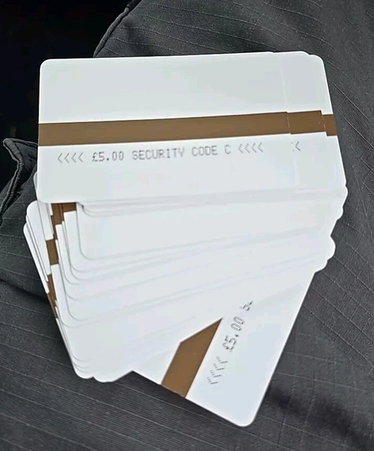 ELECTRIC METER CARDS Code C, Tokens, 40 x £10 Cards. £400 credit. read ...