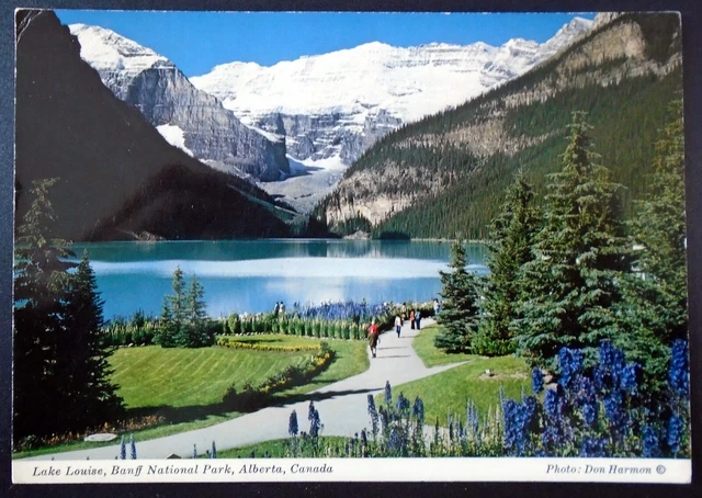 1970S LAKE LOUISE, parc national Banff, mont Victoria, Alberta, Canada ...