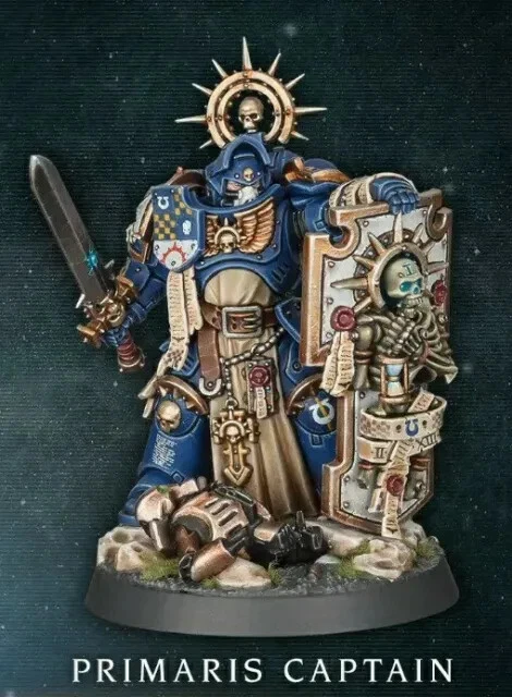 WARHAMMER 40K - Indomitus Primaris Capitano con scudo reliquia - Space ...