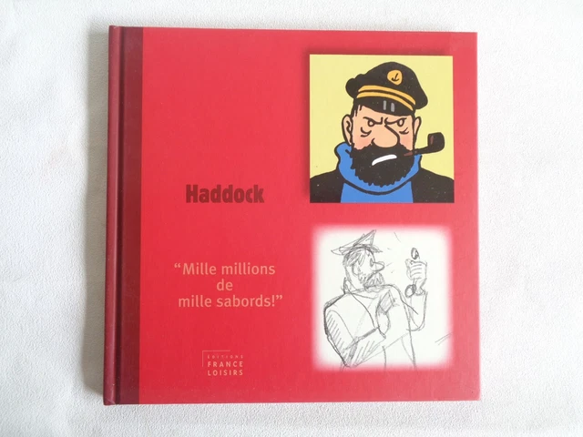 CAPITAINE HADDOCK LIVRE Portrait Editions Moulinsart collection Tintin ...