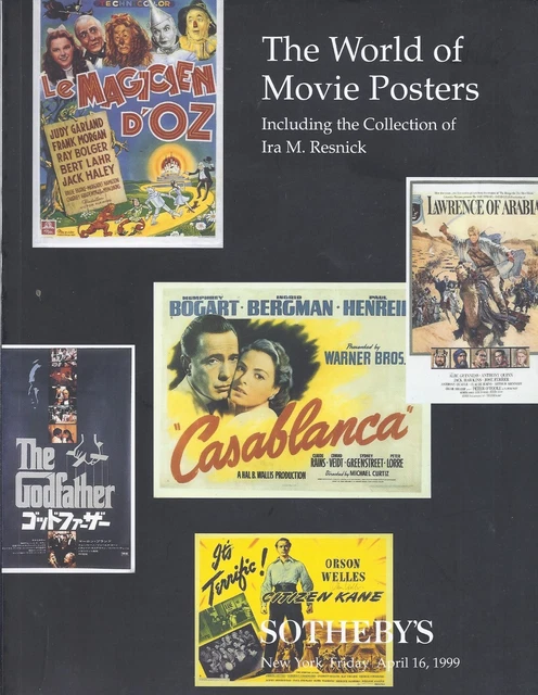SOTHEBY'S THE WORLD of Movie Poster Resnick Collection Auktionskatalog ...