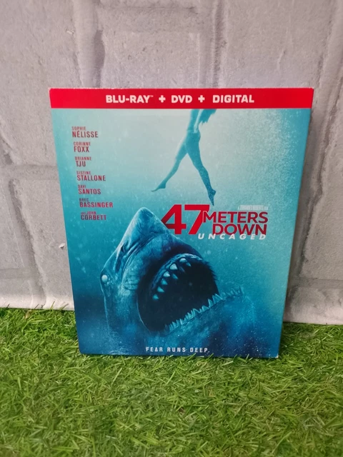 47 METERS DOWN: Uncaged (Blu-ray, DVD 2019) New Sealed With Slipcover ...