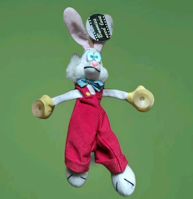 VINTAGE 1987 DISNEY Amblin Roger Rabbit 9" Plush Doll Animal Rare ...