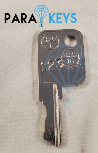 HAWORTH METAL ARC SL266 Cut Furniture Key Replacement *READ DESCRIPTION ...