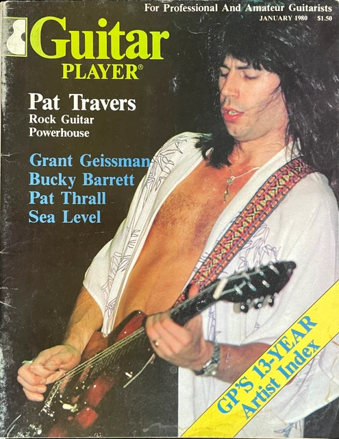 GUITAR PLAYER MAGAZINE January 1980 Pat Travers £6.49 - PicClick UK