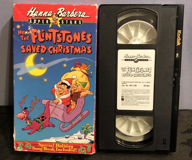 VHS THE FLINTSTONES - How The Flintstones Saved Christmas (VHS, 1989 ... VHS THE FLINTSTONES - How The Flintstones Saved Christmas (VHS, 1989 ...