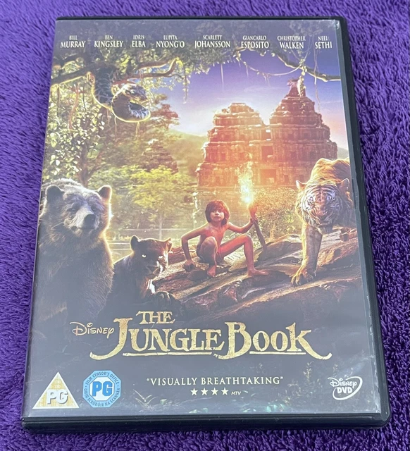 THE JUNGLE BOOK (Neel Sethi) Disney Kid’s Children’s DVD FREE UK P&P £3 ...
