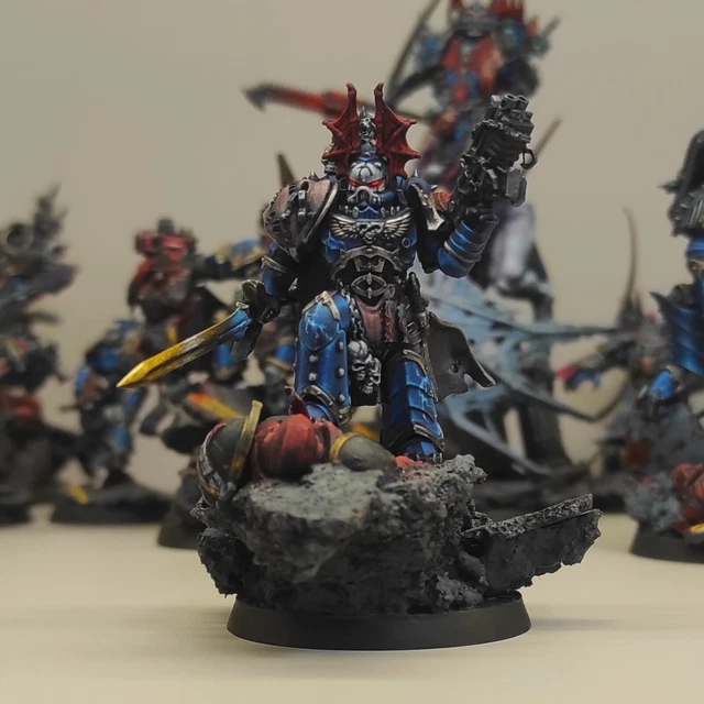 NIGHT LORDS CAPTAIN-TALOS-CHAOS Space Marines Character-Resin Miniature ...