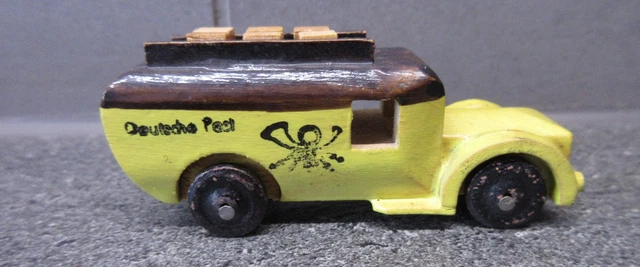 DDR ERZGEBIRGE HOLZAUTO Deutsche Post ca.7cm EUR 10,00 - PicClick DE