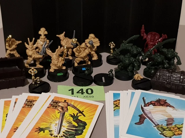 BOARD GAME MINIATURES HERO ADVENTURER Set HeroQuest Scale D&D RPG ...