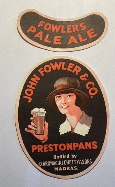 JOHN FOWLER & Co Pale Ale Oval £215.49 - PicClick UK