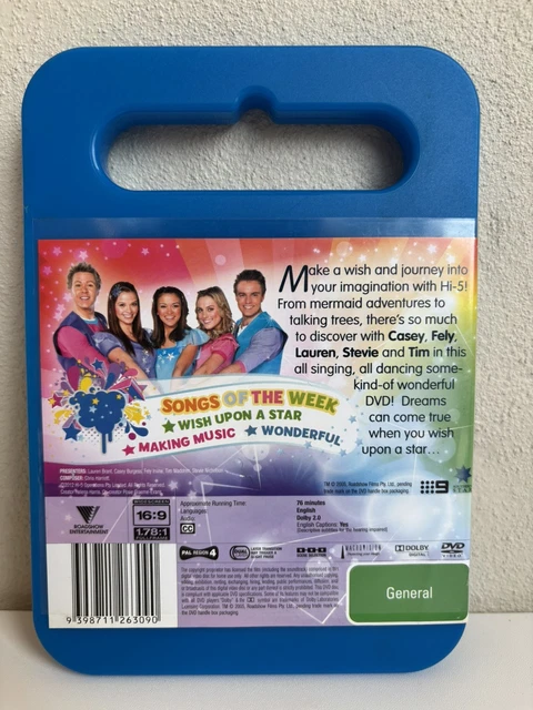 HI-5 MAKE A Wish DVD 2012 Region 4 with RARE Bonus Hologram Cover ...