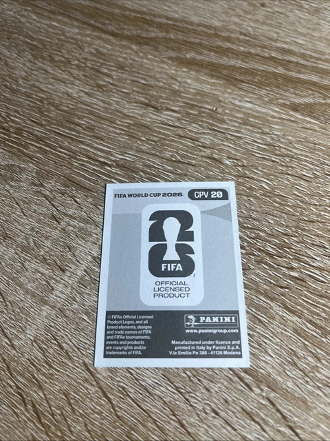 PANINI FIFA WORLD Cup 2026 Sticker CPV 20 Cape Verde Bebe £1.17 ...
