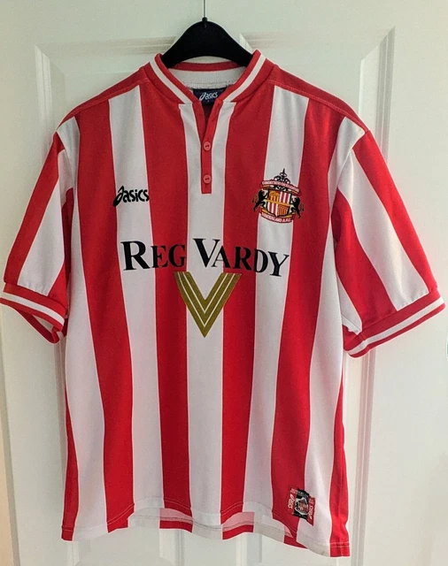 SUNDERLAND 1999-00 HOME Shirt Asics Reg Vardy Large - Vintage Original ...