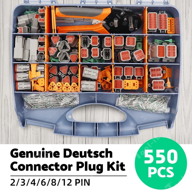 FOR DEUTSCH DT Connector Plug Kit 438pcs With Crimp Tool Automotive #DT ...