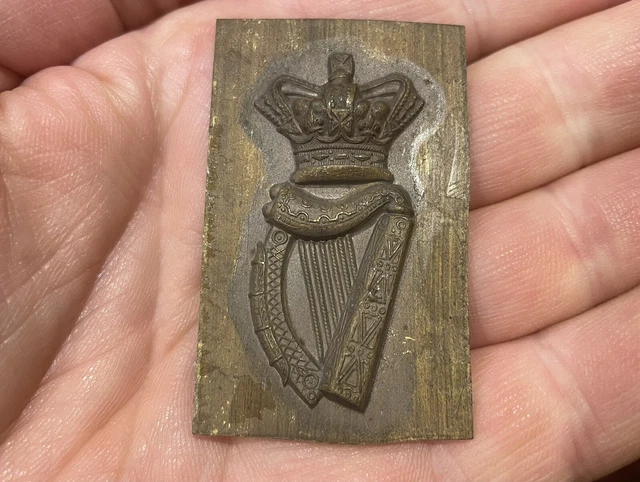 SCARCE UNFINISHED VICTORIAN Badge Royal Irish Constabulary RIC Ireland ...