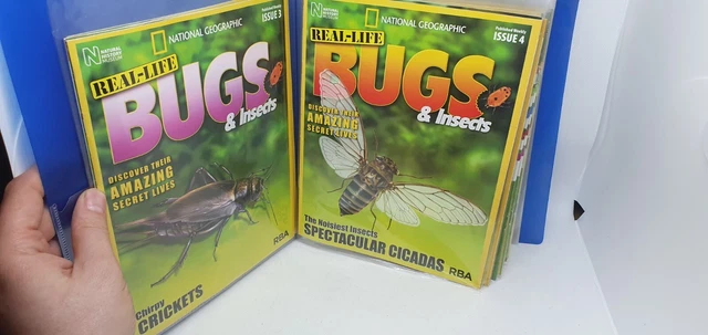 NATIONAL GEOGRAPHIC REAL-LIFE BUGS & INSECTS Magazine Issues 0-47 in ...