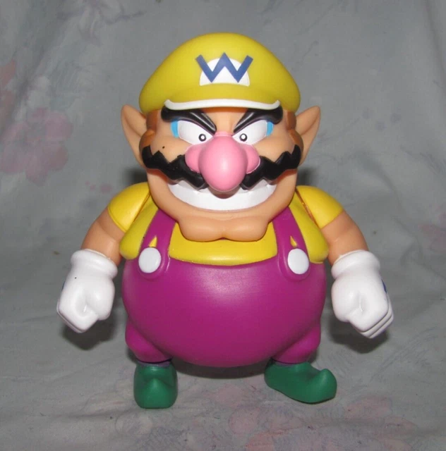 2007 NINTENDO SUPER Mario Figures Wario Articulated Figure, 5" Tall $29 ...
