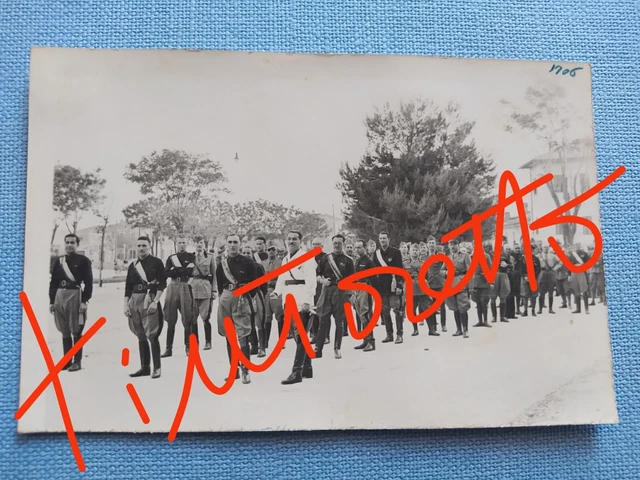 FAN FASCISM 1939 Fascist Military Gathering Antique Original Photograph ...