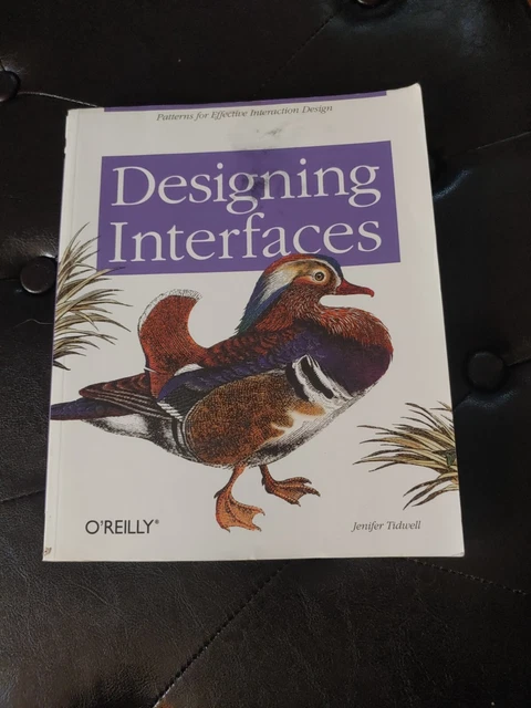 DESIGNING INTERFACES : Patterns for Effective Interaction Design by ...