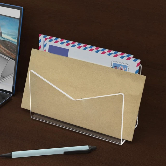 PORTE COURRIER POUR Table Support Livre Range Revue Invitation Travail ...
