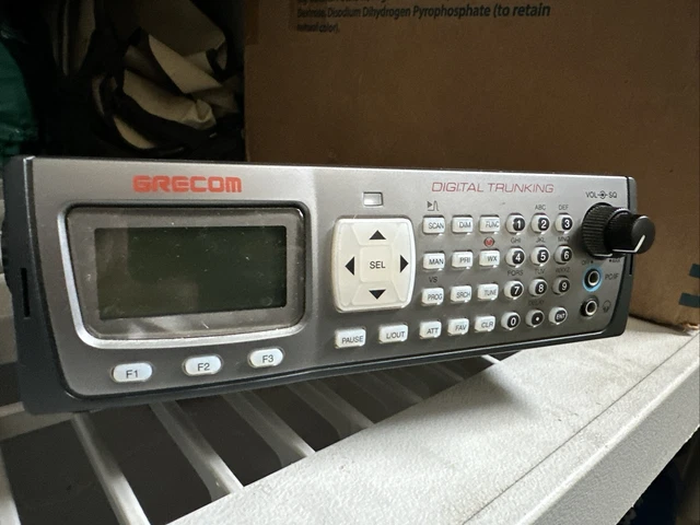 GRECOM GRE PSR-600 Digital Trunking Mobile Base Scanner LATEST FIRMWARE ...